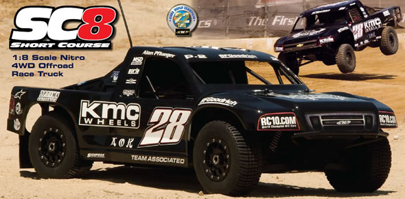 New - Team Associated SC8 RTR Short Course Truck