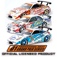 New - Hotworks D1GP Diecast Drift Racers