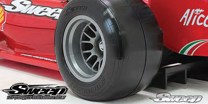 Sweep 1/10 Formula One Wheels and Tyres
