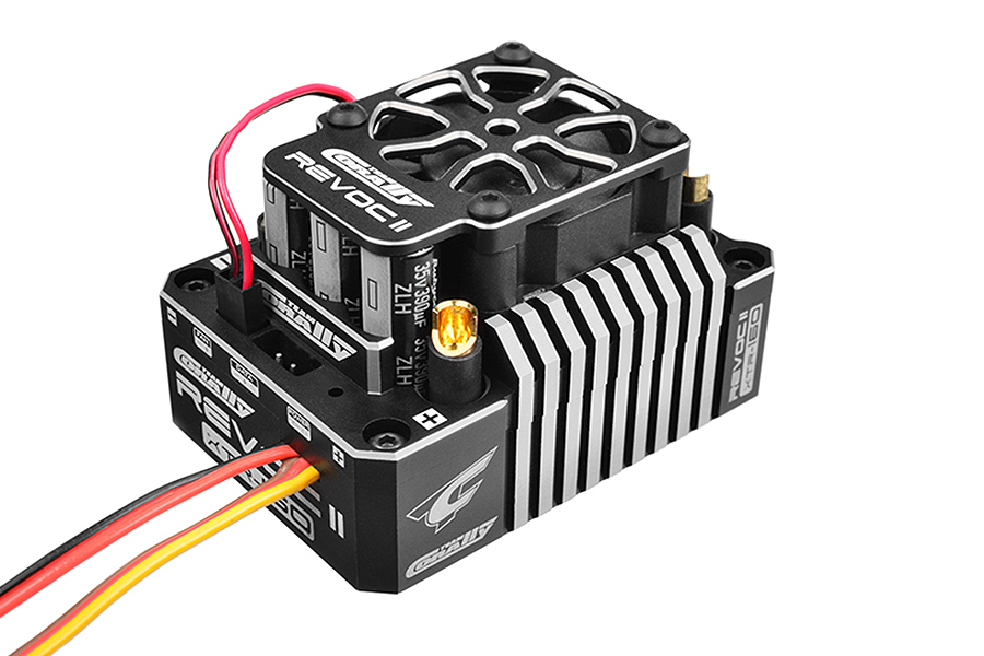 CORALLY REVOC II PRO 160 2-6S "RACING FACTORY" BLACK/SILVER ESC #C-53011