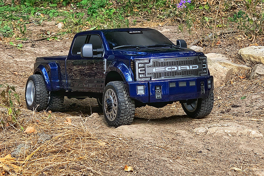 CEN RACING DL-SERIES FORD F450 SD 1/10 CUSTOM TRUCK RTR BLUE #CEN8980