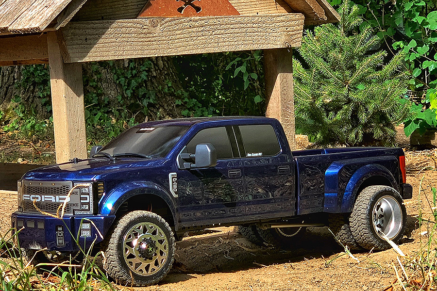 CEN RACING DL-SERIES FORD F450 SD 1/10 CUSTOM TRUCK RTR BLUE #CEN8980