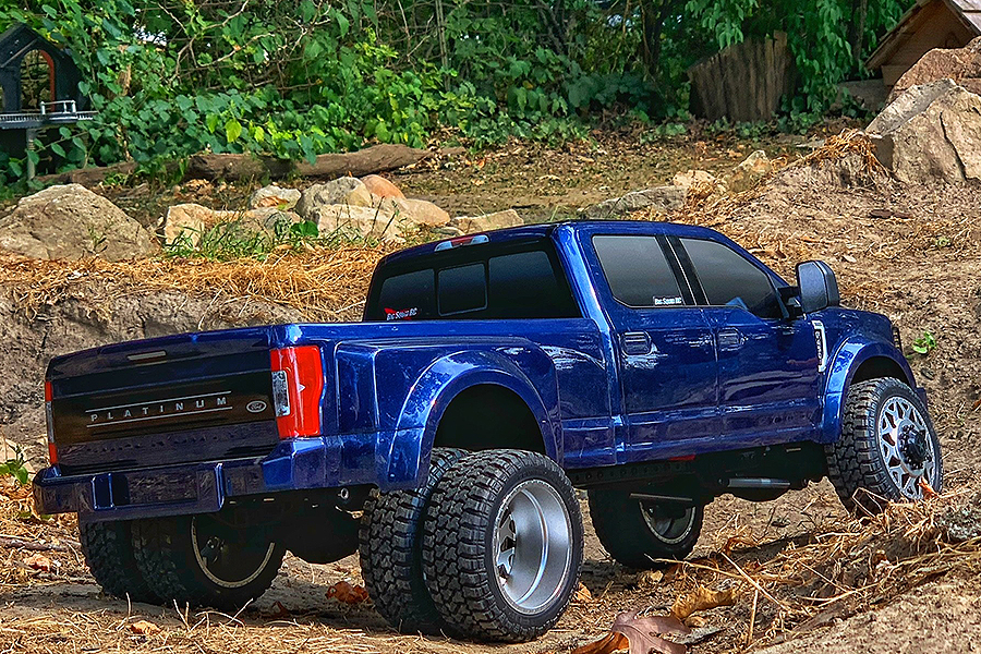 CEN RACING DL-SERIES FORD F450 SD 1/10 CUSTOM TRUCK RTR BLUE #CEN8980