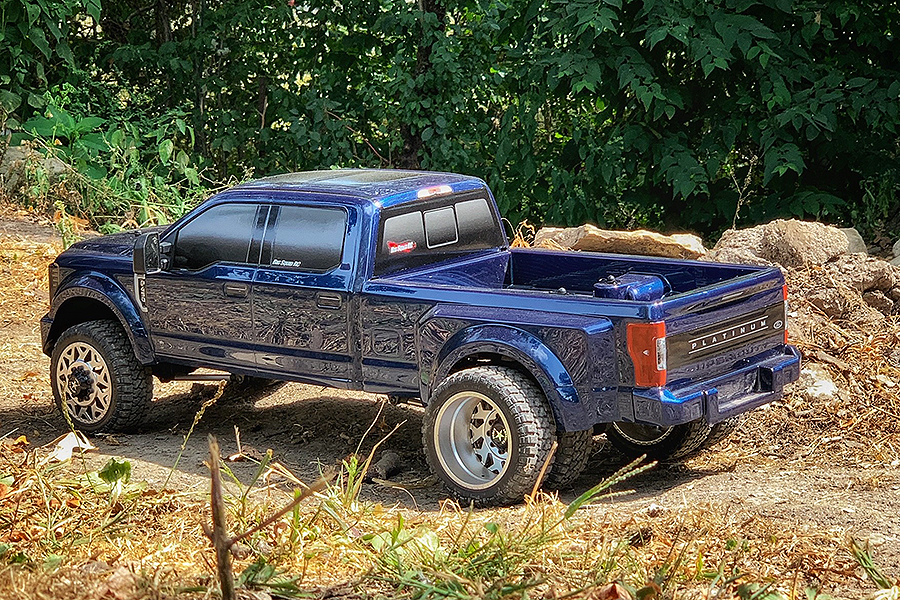 CEN RACING DL-SERIES FORD F450 SD 1/10 CUSTOM TRUCK RTR BLUE #CEN8980