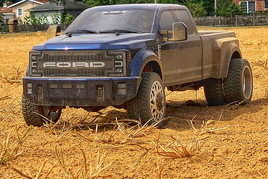 CEN RACING DL-SERIES FORD F450 SD 1/10 CUSTOM TRUCK RTR BLUE #CEN8980