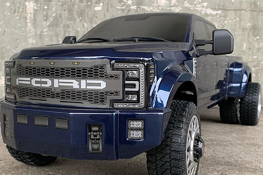 CEN RACING DL-SERIES FORD F450 SD 1/10 CUSTOM TRUCK RTR BLUE #CEN8980