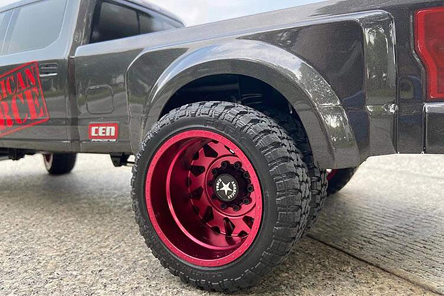 CEN RACING DL-SERIES FORD F450 SD 1/10 CUSTOM TRUCK RTR TITANIUM #CEN8981