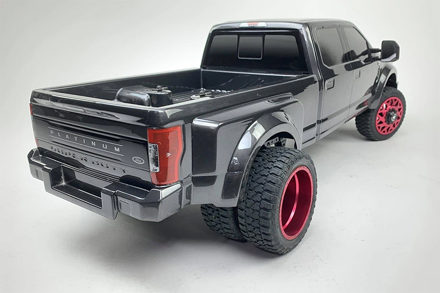 CEN RACING DL-SERIES FORD F450 SD 1/10 CUSTOM TRUCK RTR TITANIUM #CEN8981