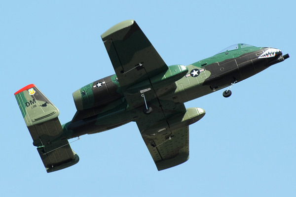 DYNAM A10 WARTHOG GREEN EDF 1080MM W/O TX/RX/BATT #DYN8933GREEN