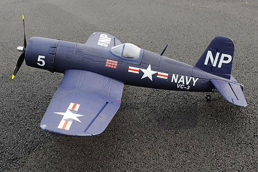 DYNAM F4U CORSAIR V2 W/FLAPS 1270MM W/O TX/RX/BATT #DYN8953V2