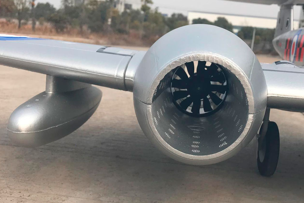 DYNAM GLOSTER METEOR JET 1270MM W/O TX/RX/BATT #DYN8974