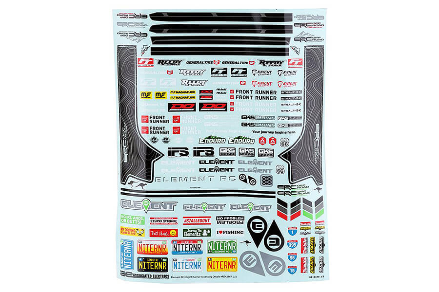 ELEMENT RC ENDURO KNIGHTRUNNER BODY SET PAINTED #EL42165