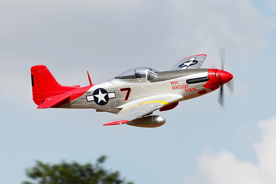 FMS 1700MM P-51 MUSTANG RED TAIL ARTF W/O TX/RX/BATT #FMS042P-RT-REF