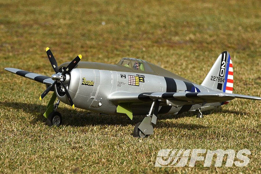 FMS 1500MM P-47 RAZORBACK ARTF 'BONNIE' W/REF W/O TX/RX/BATT #FMS089P-REFV2
