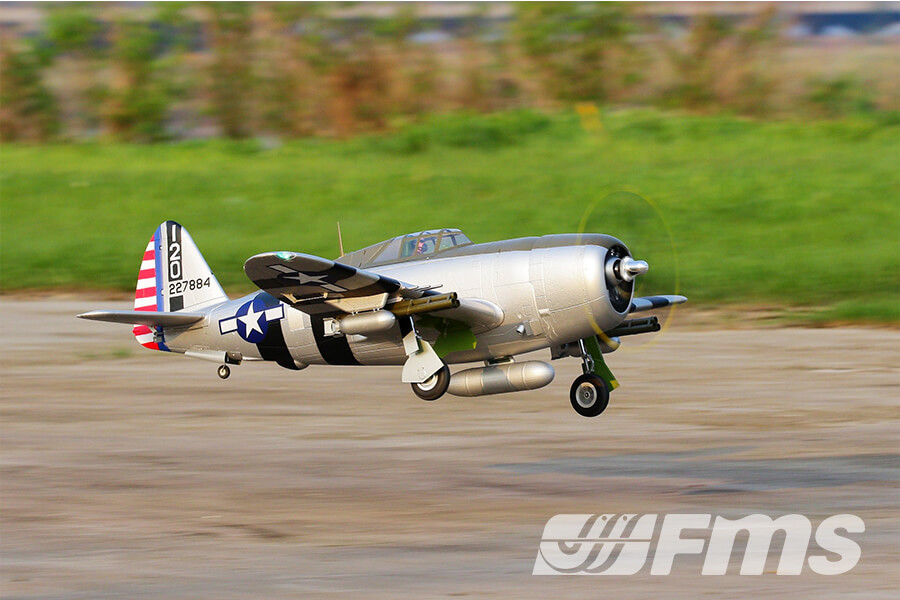 FMS 1500MM P-47 RAZORBACK ARTF 'BONNIE' W/REF W/O TX/RX/BATT #FMS089P-REFV2
