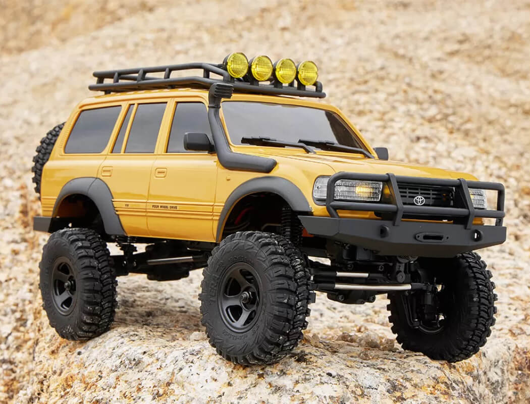 FMS FCX 1/18 TOYOTA LC80 RTR SCALER - YELLOW #FMS11831RTRYL