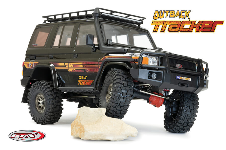 FTX OUTBACK TRACKER 4X4 RTR 1:10 TRAIL CRAWLER - BLACK #FTX5595BK