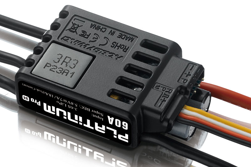 HOBBYWING PLATINUM PRO 60A LV V4 SPEED CONTROLLER #HW30215100