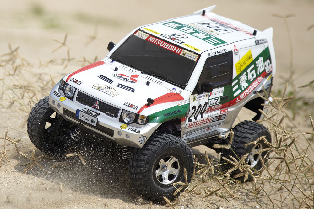 KILLERBODY MITSUBISHI PAJERO EVO 1998 DAKAR RALLY FINISHED BODY #KB48400