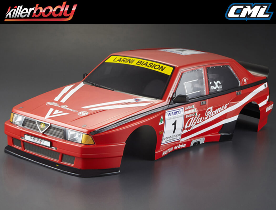 KILLERBODY ALFA ROMEO 75 TURBO EVOLUZIONE FINISHED BODY RACING #KB48482