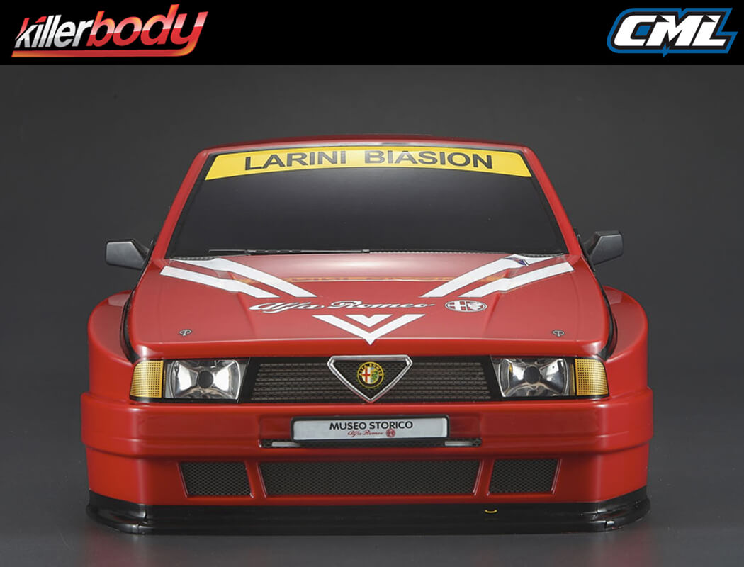 KILLERBODY ALFA ROMEO 75 TURBO EVOLUZIONE FINISHED BODY RACING #KB48482