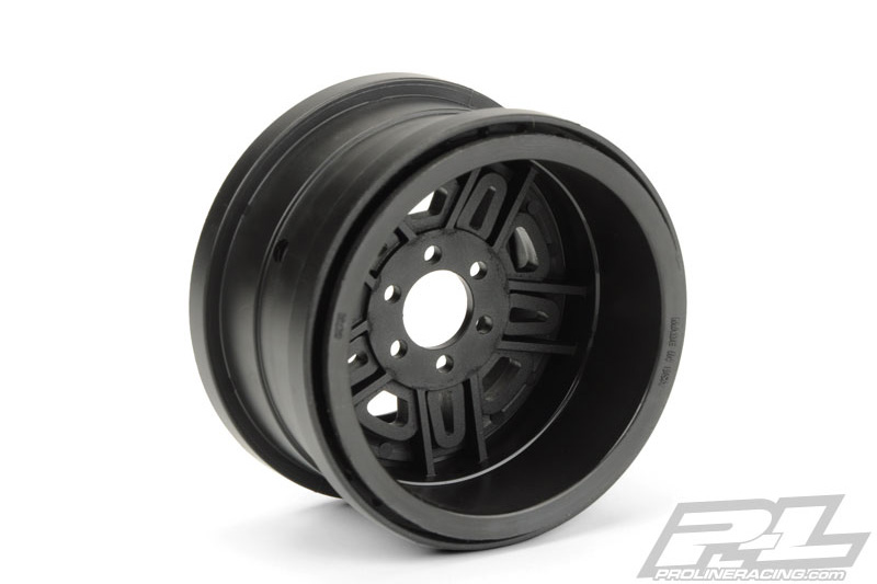 PROLINE FAULTLINE 2.2" BLK/BLK BEADLOCK 6 LUG WHEELS FOR YETI #PL2758-15