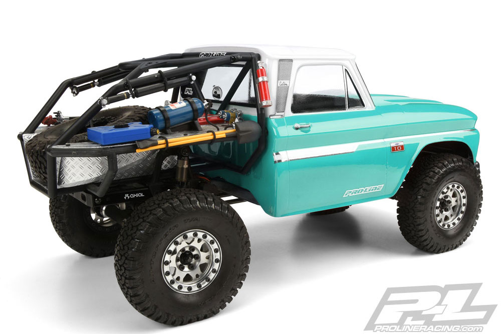 PROLINE 1966 CHEVROLET C-10 CLEAR BODY(CAB ONLY) SCX10 313 #PL3483-01