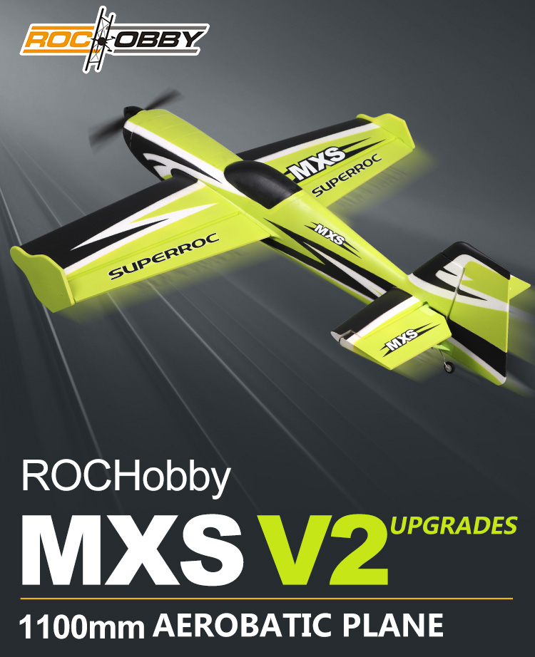FMS ROC HOBBY MXS AEROBATIC V2 ARTF W/O TX/RX/BATT